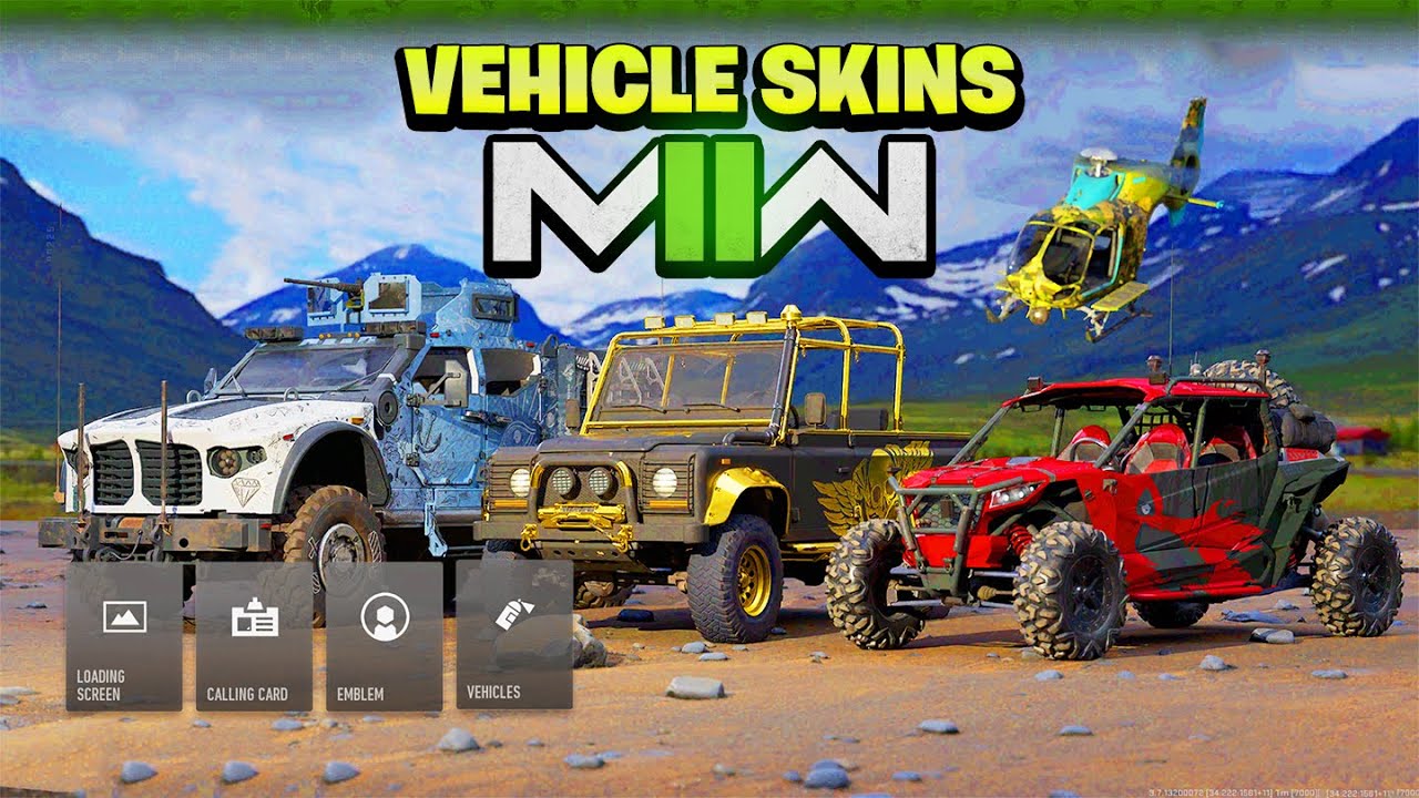 HOW TO CHANGE YOUR VEHICLE SKINS IN WARZONE! (Modern Warfare 2) - YouTube