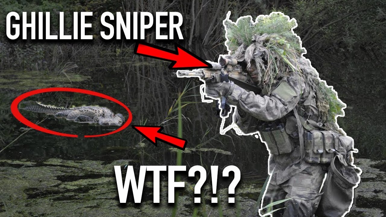 Airsoft Sniper Hides Deep In The Swamp - YouTube