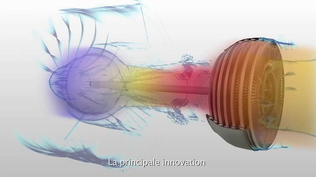 LEAP engine - Low-Pressure Turbine Aerodynamic - YouTube