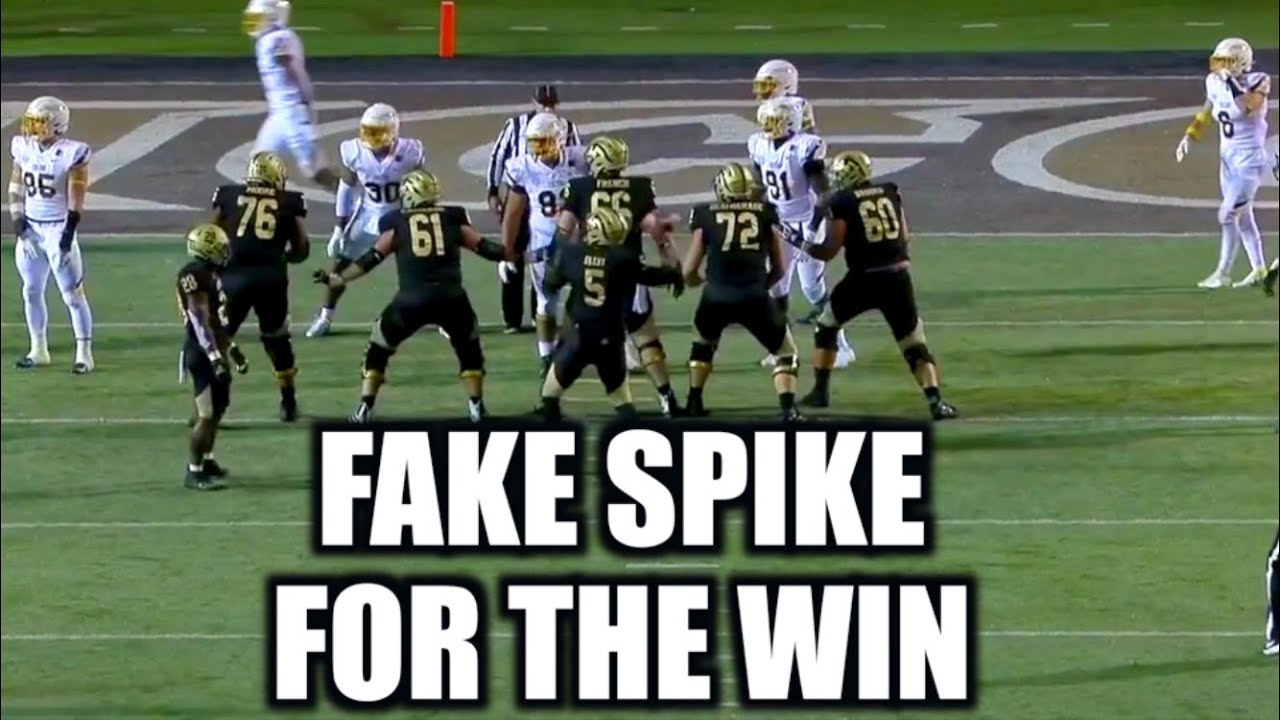 CRAZY ENDING! Onside KICK + FAKE Spike Game WINNING TD || Toledo vs ...