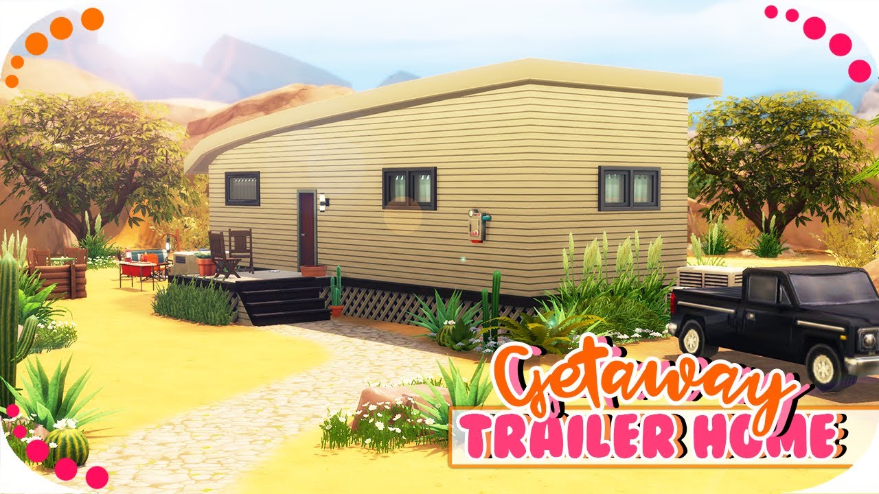THE SIMS 4 | GETAWAY TRAILER HOME💗🚘 // SPEED BUILD - YouTube