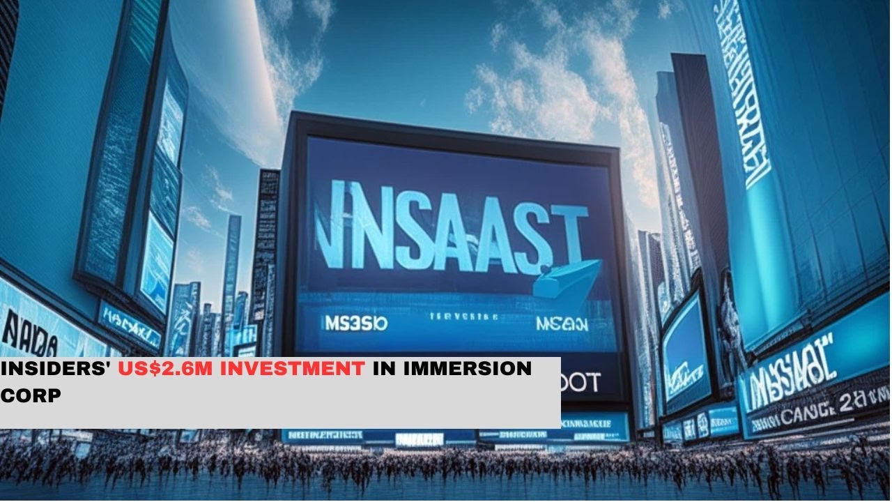 Insiders' US$2.6m Investment in Immersion Corp. (NASDAQ:IMMR) Brings US ...