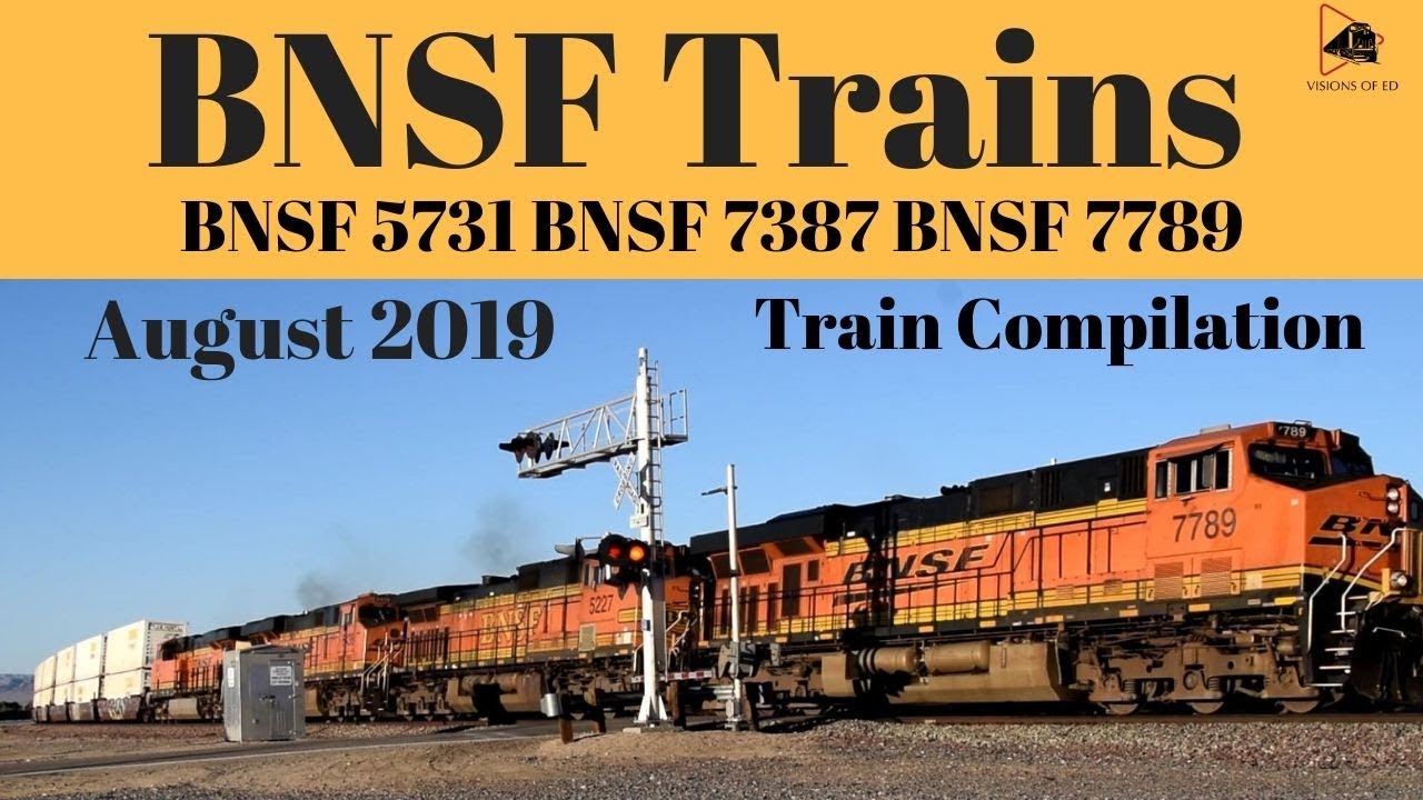 BNSF Trains / BNSF 5731, BNSF 7387, BNSF 7789 - YouTube