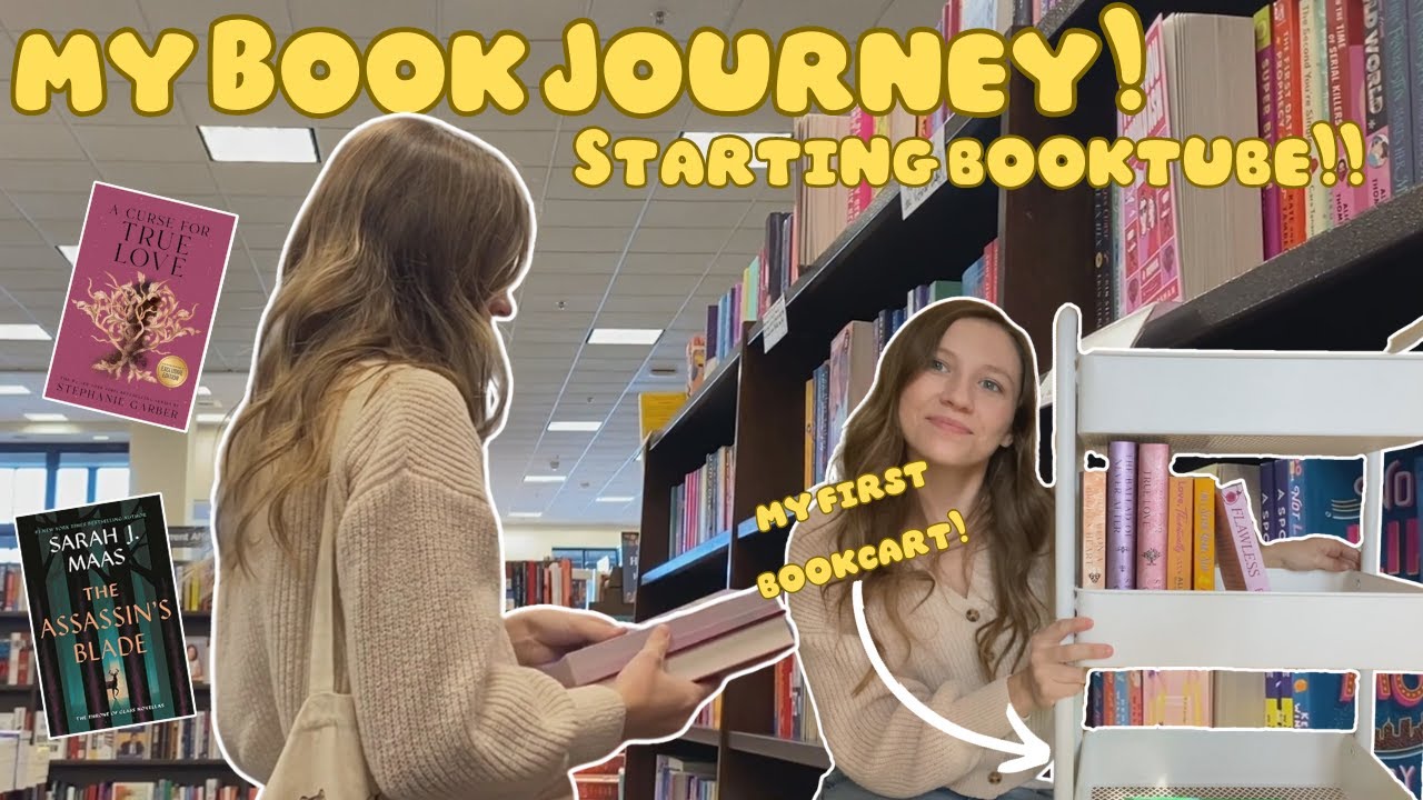 becoming a reader! 📚 book shopping & organizing bookshelves! - YouTube