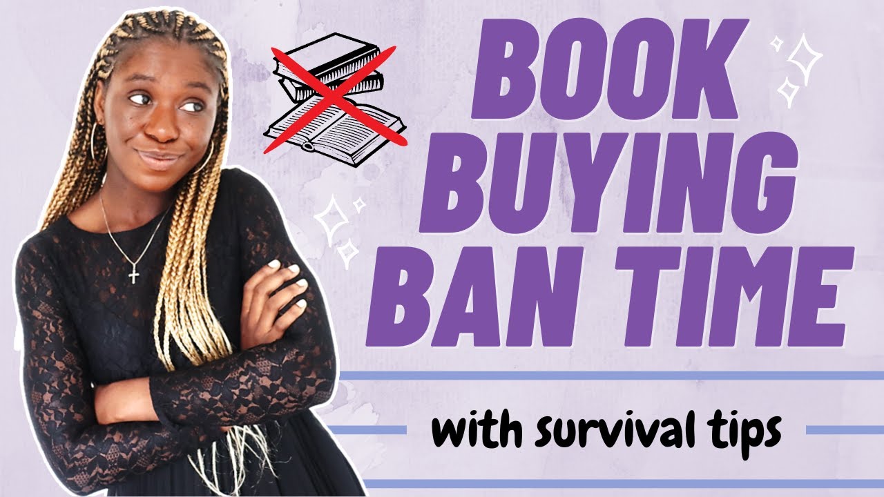 I'm Going On A Year-Long Book Buying Ban || Tips & Tricks [CC] - YouTube