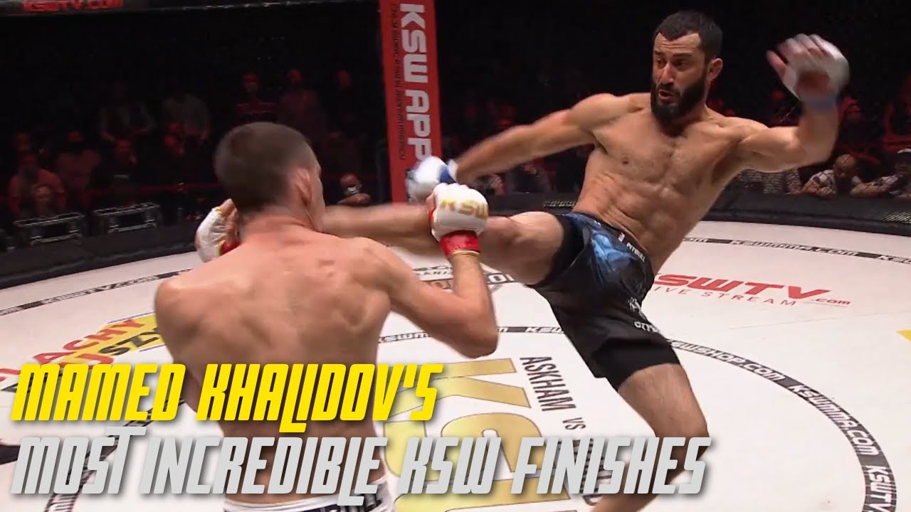 Mamed Khalidov's Most Incredible Finishes in KSW - YouTube