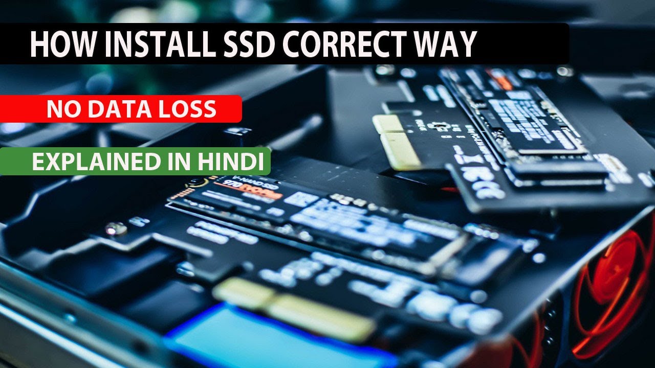 HOW INSTALL SSD IN LAPTOP CORRECTLY WITHOUT DATA LOSS - YouTube