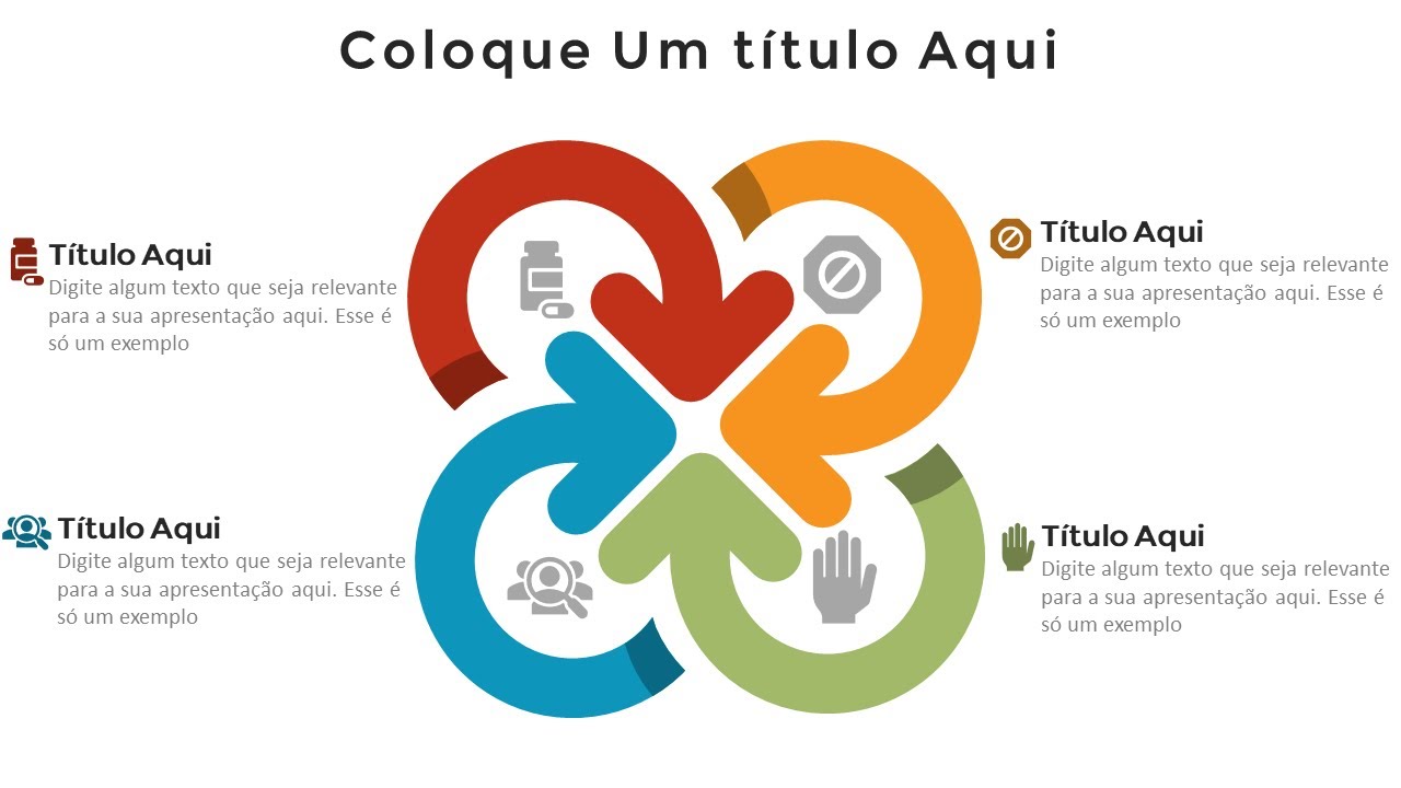 PowerPoint Dicas e Truques | Apresentação de Infográfico 13 | Setas ...