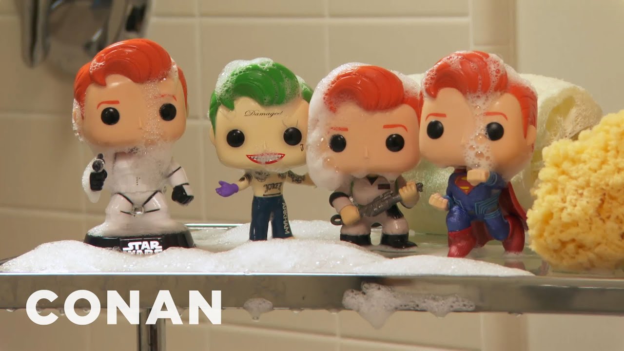 Conan Unveils His New Pop! Vinyl Figures | CONAN on TBS - YouTube
