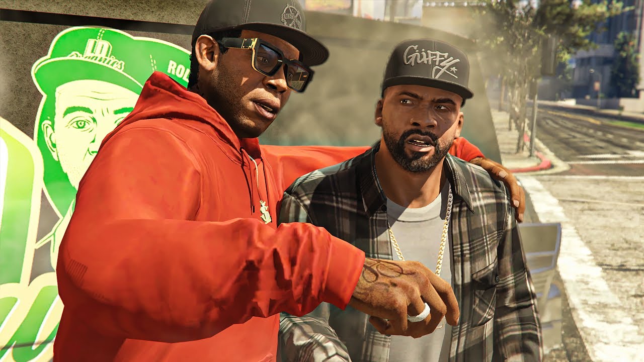 GTA Online: Play as Franklin & Lamar - Mission #3 - OG Kush [4K] - YouTube