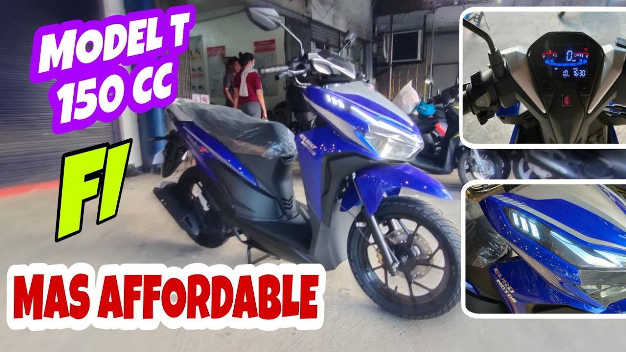 EURO MODEL T 150 EFI | TWIN OF HONDA CLICK | MAS MURA - YouTube