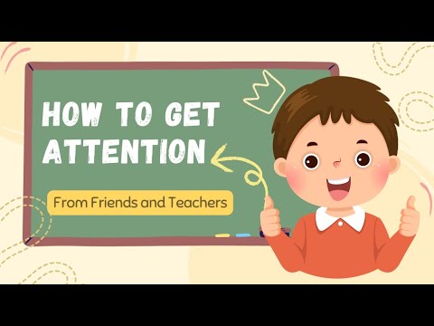 How to Get Attention Social Story - YouTube