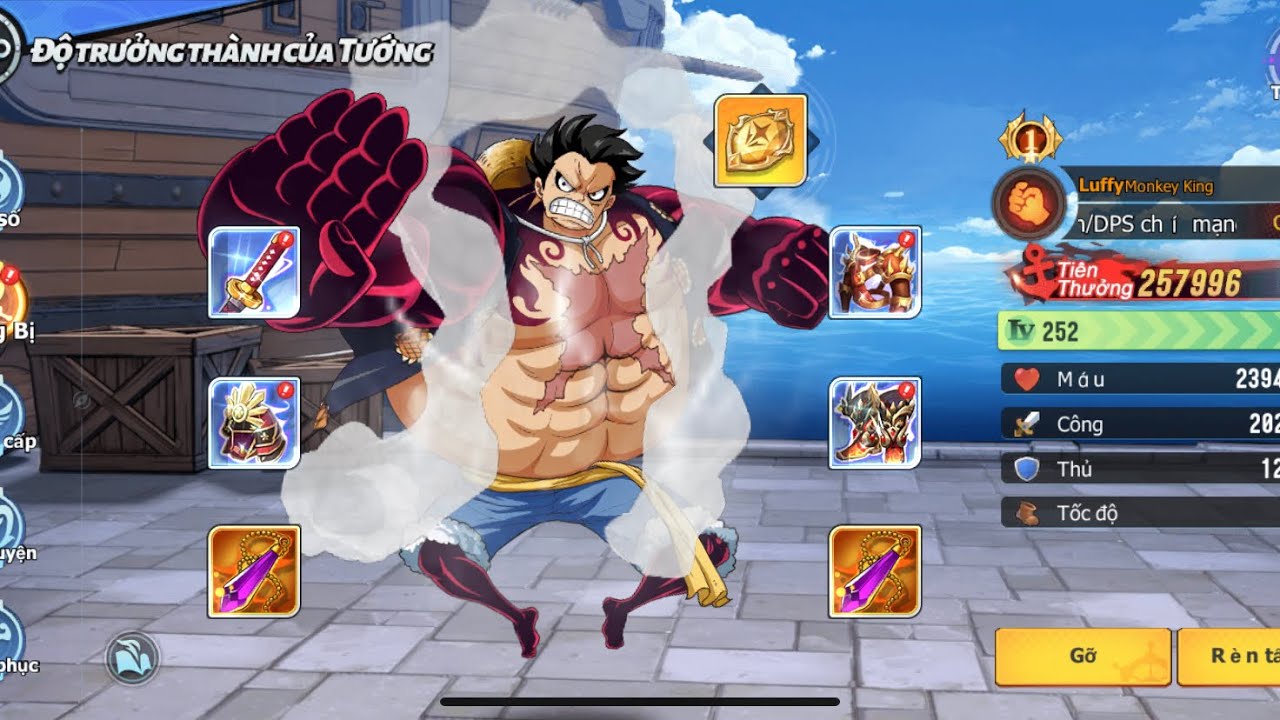 Ngày 9 | Build Luffy | Voyage: of The Four Seas - YouTube