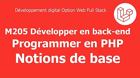 M205 Développer en back-end : Framework Laravel & CMS Wordpress - YouTube