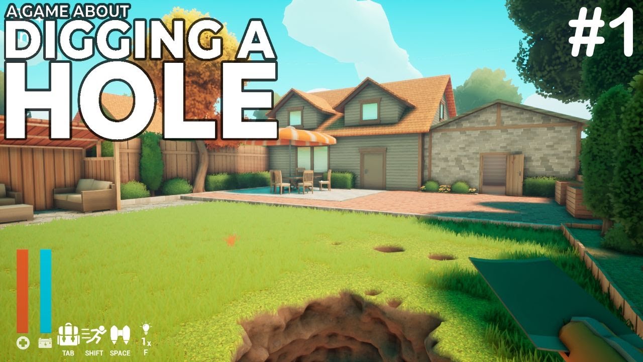 A GAME ABOUT DIGGING A HOLE | Shall we dig a hole?? - YouTube