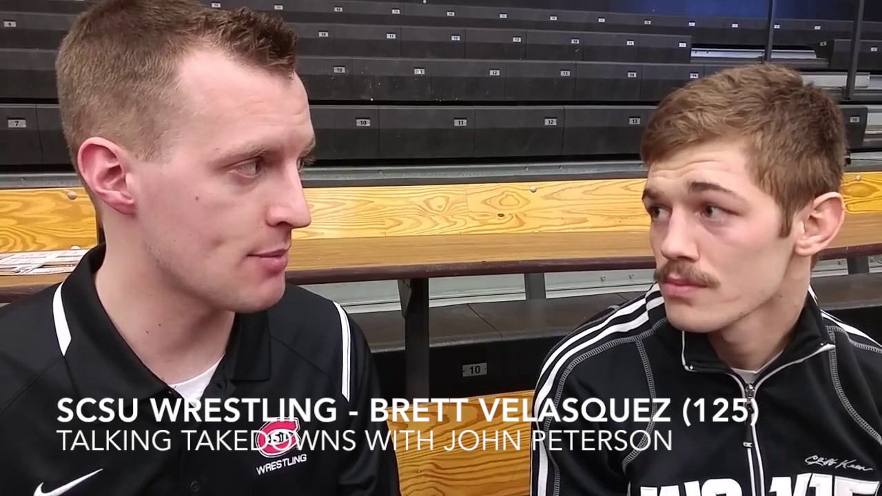 St. Cloud State Wrestling Brett Velasquez Interview on Dec. 31, 2016 ...