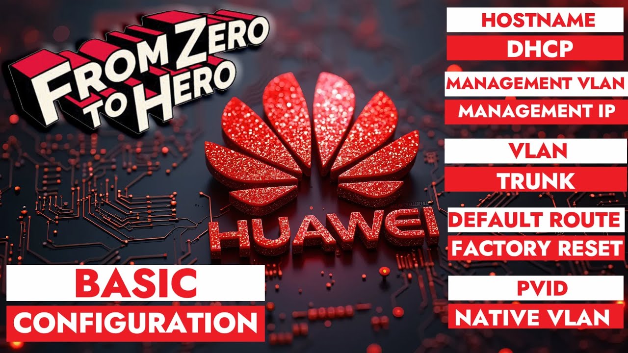 Huawei Switch Basic Configuration Step by Step - From Zero to Hero ...