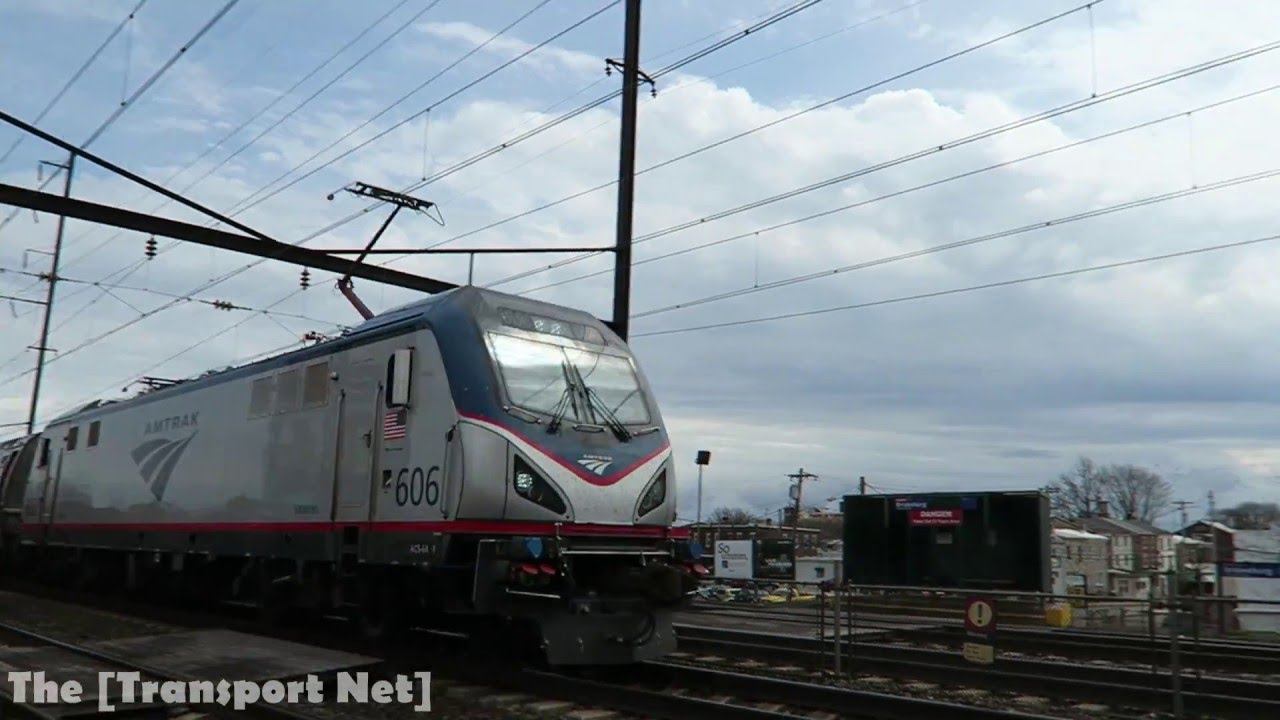 Amtrak / SEPTA: 1 Hour of NEC Trains at Bridesburg, PA RR - YouTube
