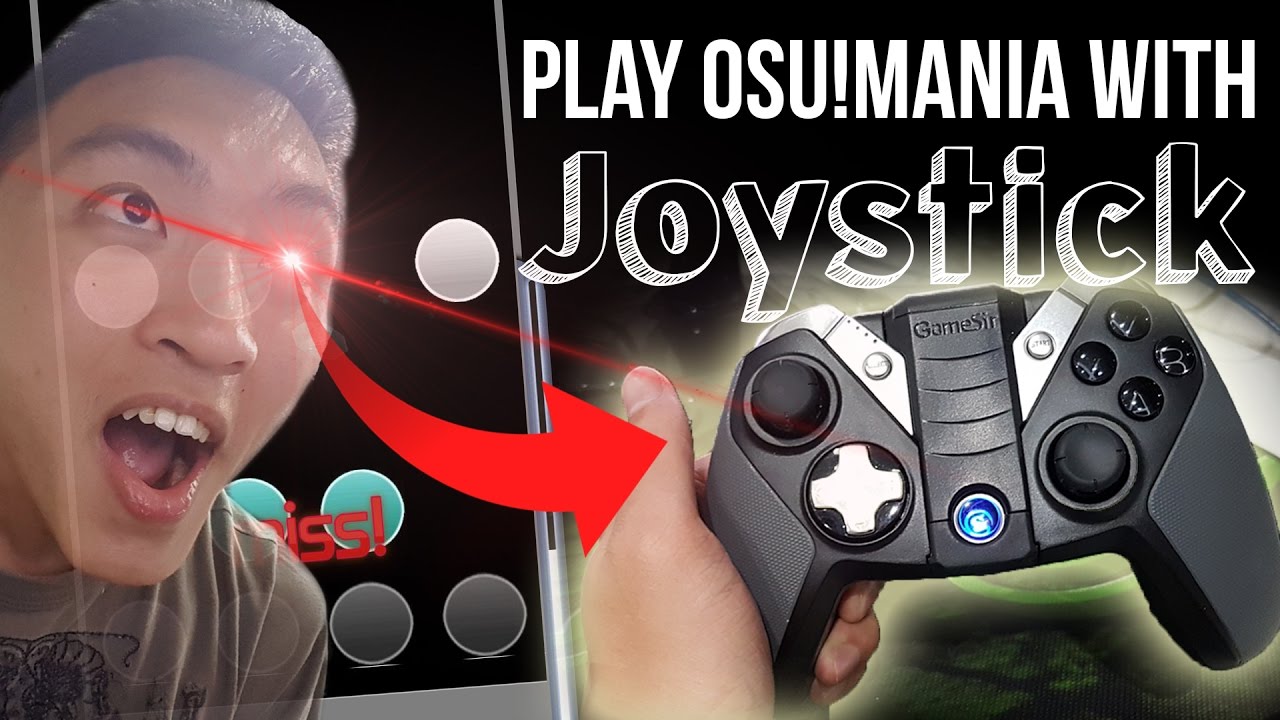 เล่น osu!Mania โดยใช้ Joystick - YouTube