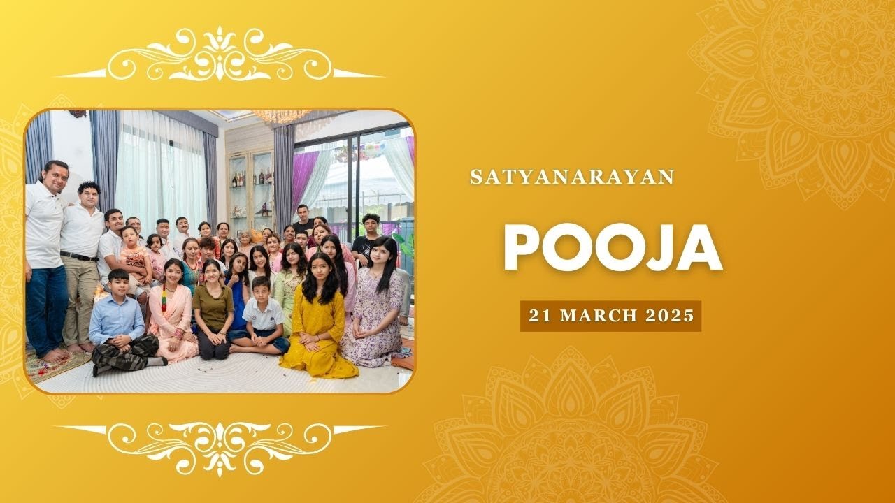 Shree Satyanarayan Pooja | Mr.Dav (David) Karki and Mrs.Bagawati Dml ...
