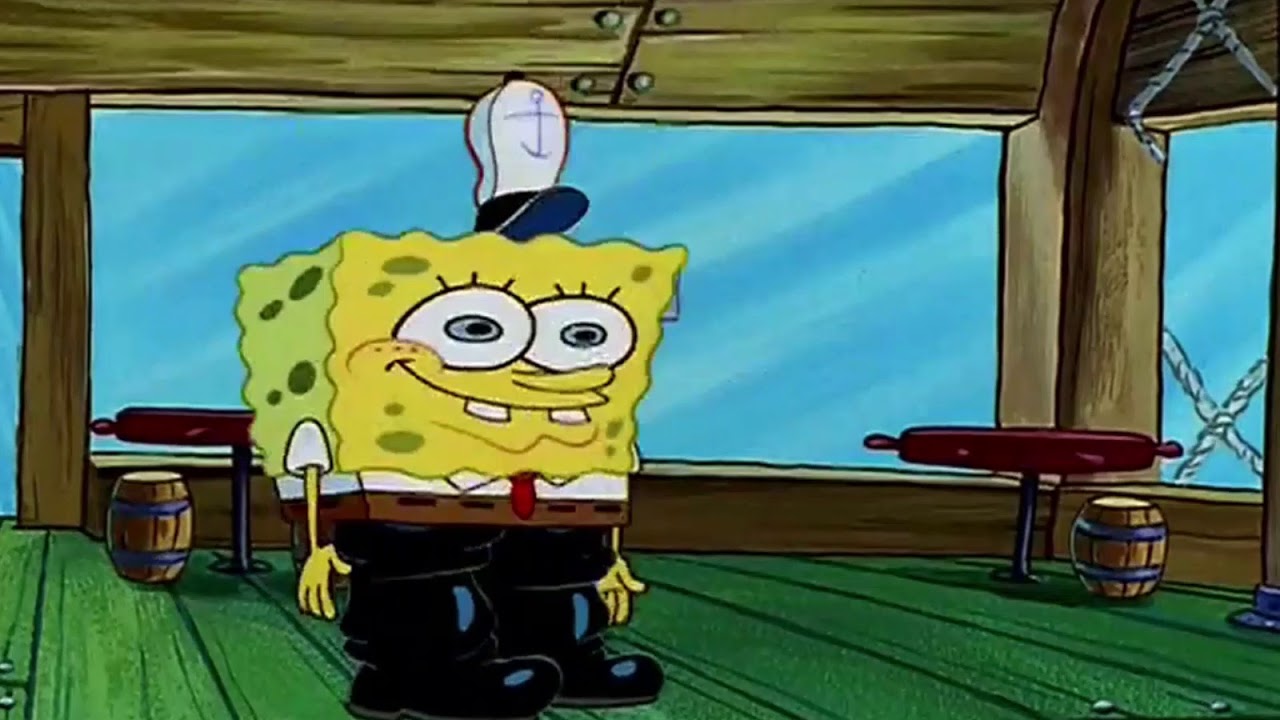 SpongeBob - Squeaking His Boots Too Fast - YouTube