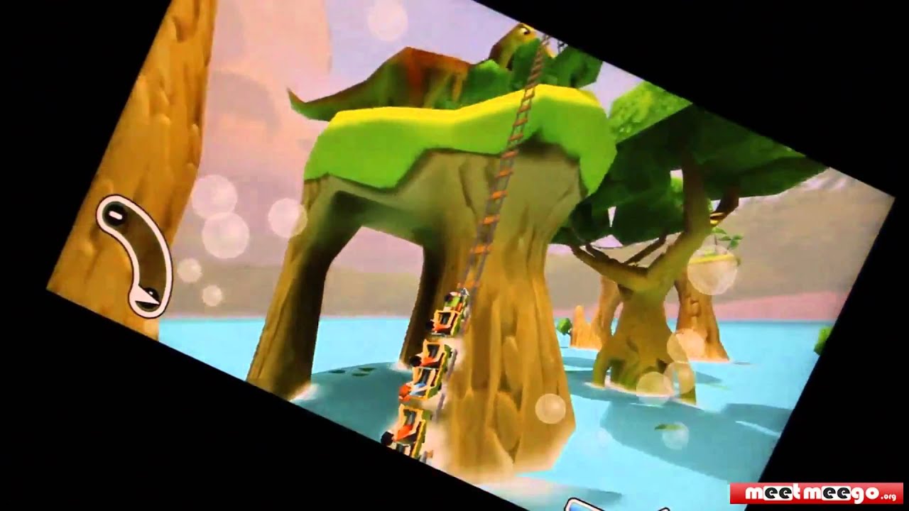 maemo Games: Rollercoaster Rush Jurassic for N900 - YouTube