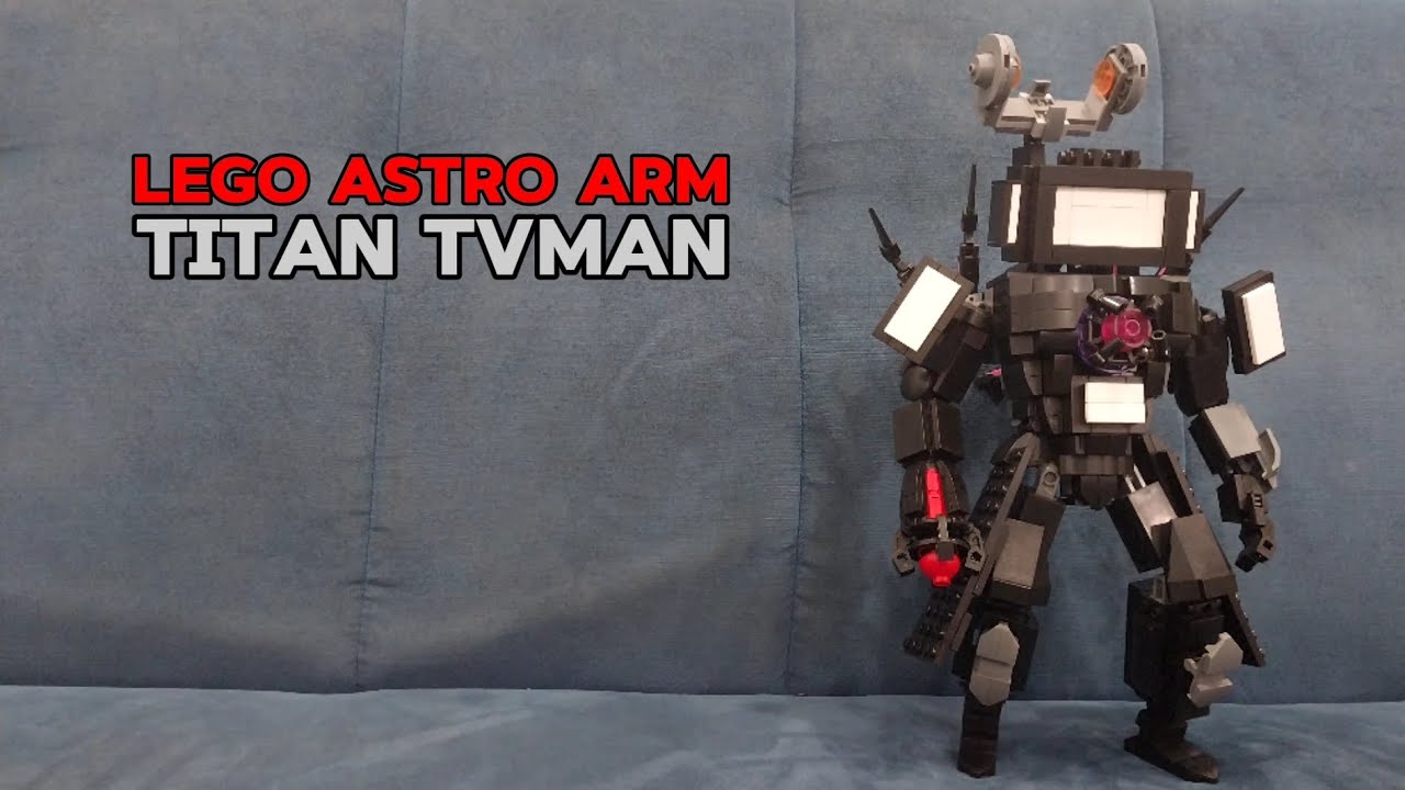 Lego Astro Arm Titan Tvman full tutorial - YouTube