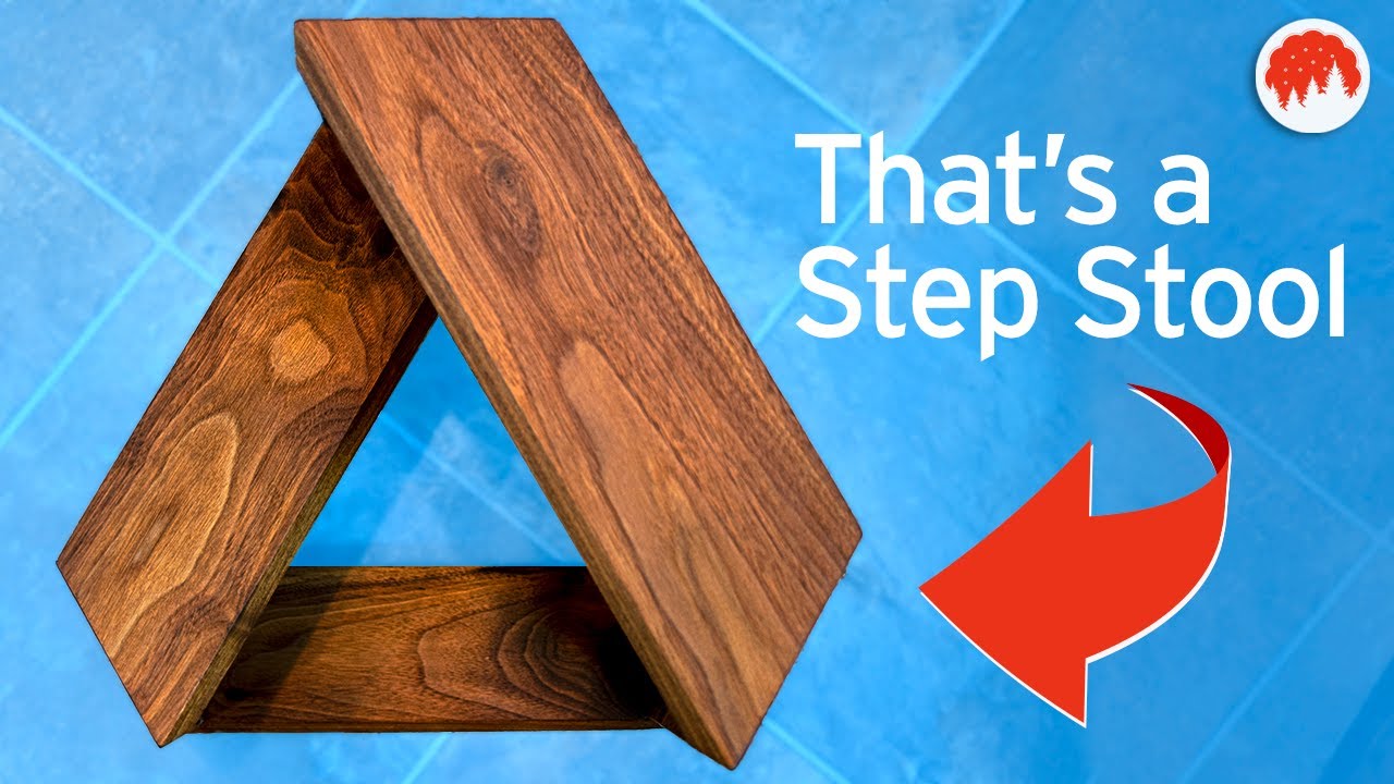 One Small Step for Man | Modern Step Stool - YouTube