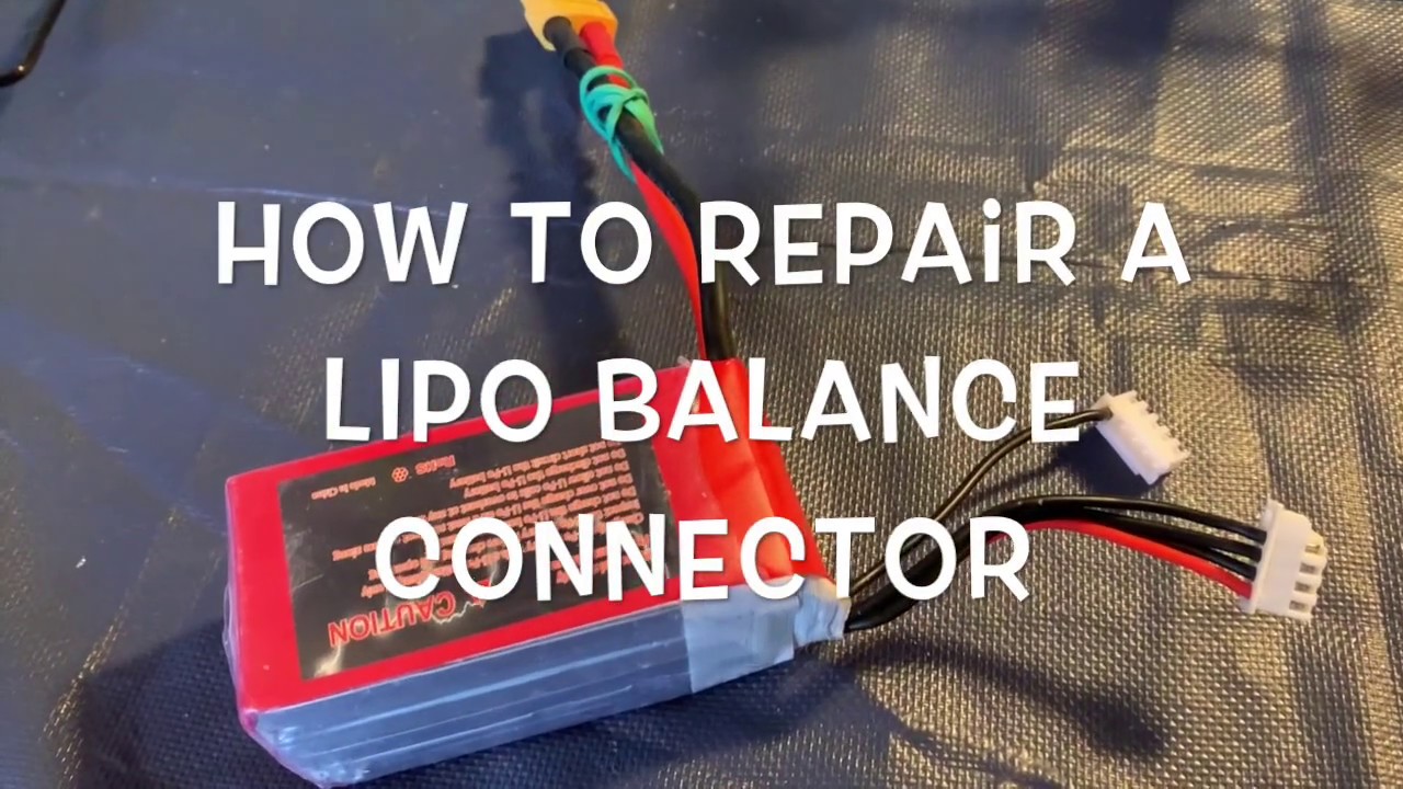 How to repair a LIPO balance connector. - YouTube