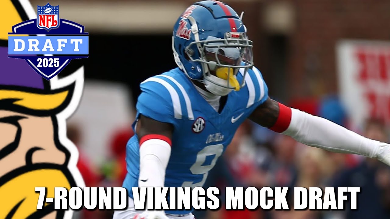 7-Round Minnesota Vikings Mock Draft: Alpha Cornerback Selected - YouTube