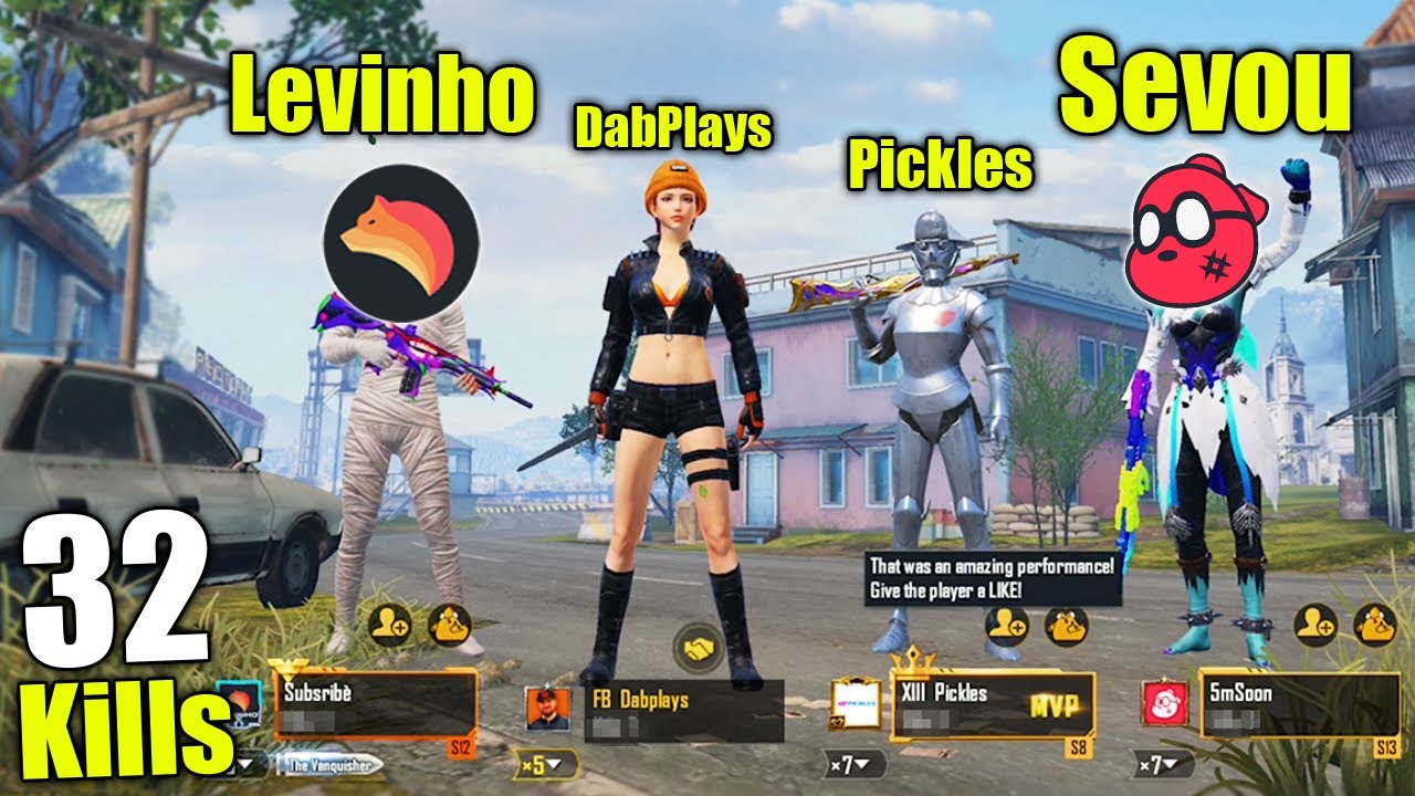 Playing with Sevou and Levinho | PUBG MOBILE - YouTube