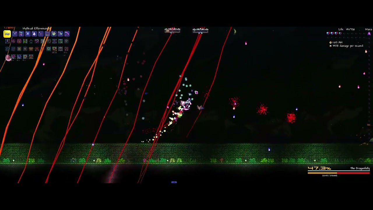 Terraria Calamity Mod Dragonfolly [Infernum] - YouTube