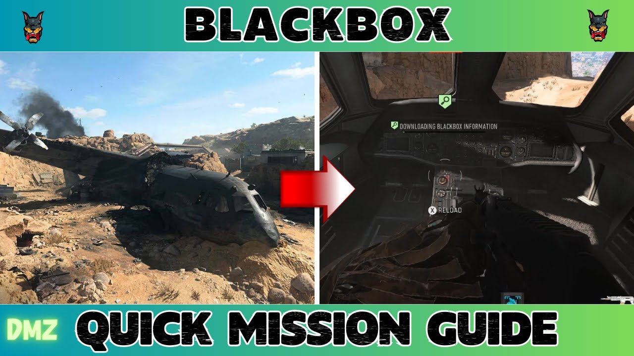 BLACKBOX | DMZ SEASON 5 (SHADOW COMPANY) TIER 3 MISSION GUIDE | CRASHED ...