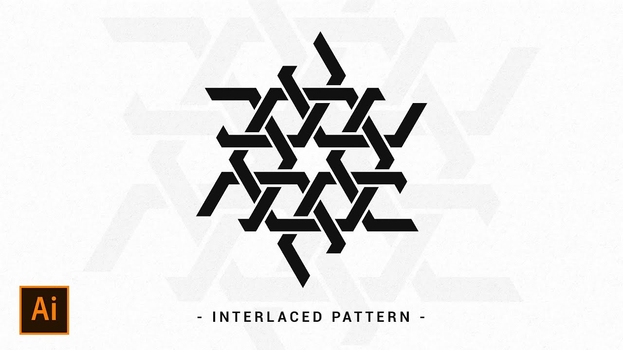 Interlaced Geometric Pattern Adobe Illustrator YouTube interlaced-geometric-pattern-adobe-illustrator-youtube