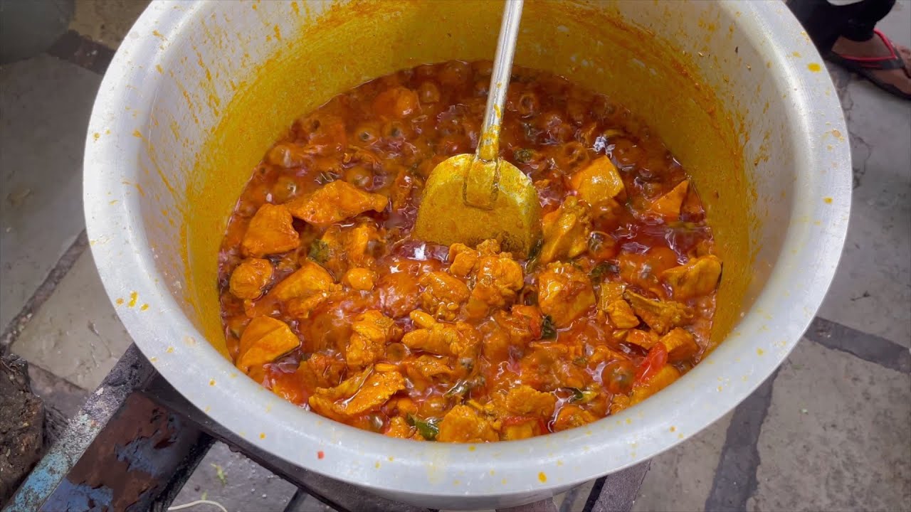 Party Style Chicken Curry Recipe | Street Food - YouTube