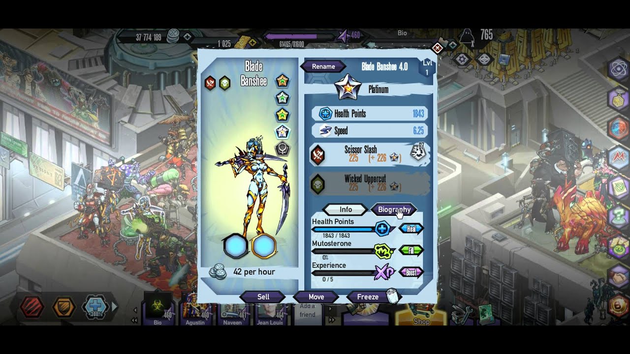 Mutants Genetic Gladiators (Platinum Blade Banshee) - YouTube