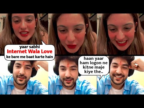 Shivin Narang & Tunisha Sharma Live Chat talking about Internet Wala Love
