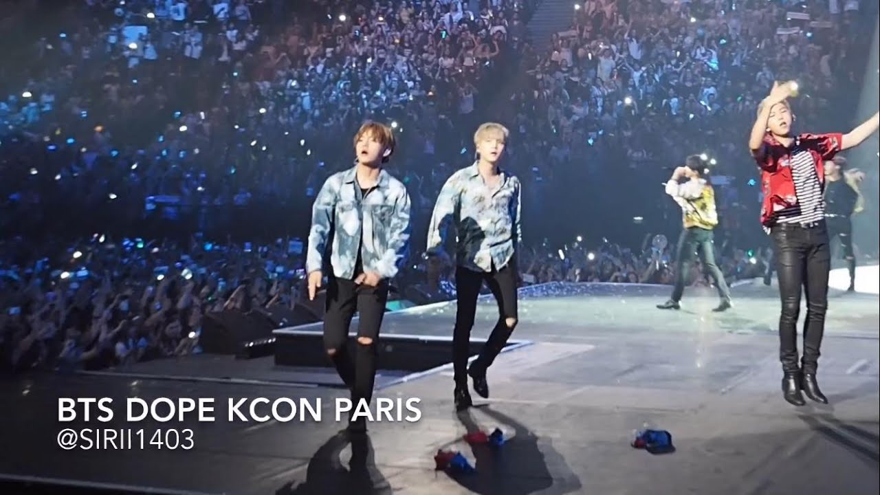 BTS (방탄소년단) - DOPE (쩔어) KCON France 2016 - YouTube
