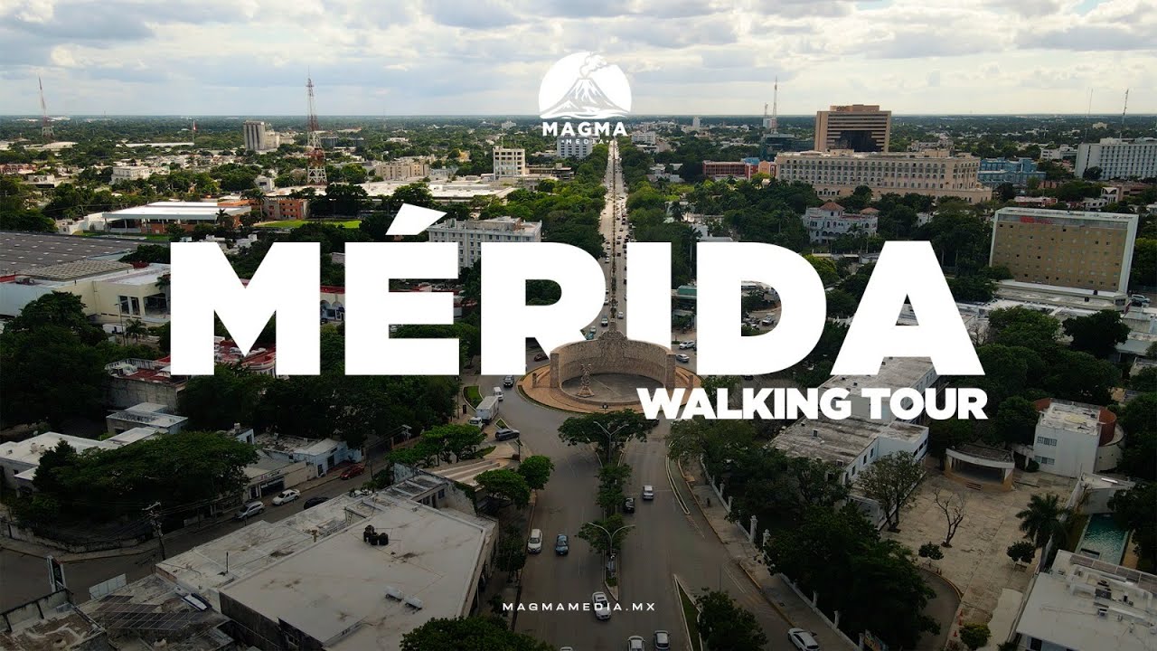 Mérida Walking Tour Mexico 4K Walk in the Historic Town of Mérida ...