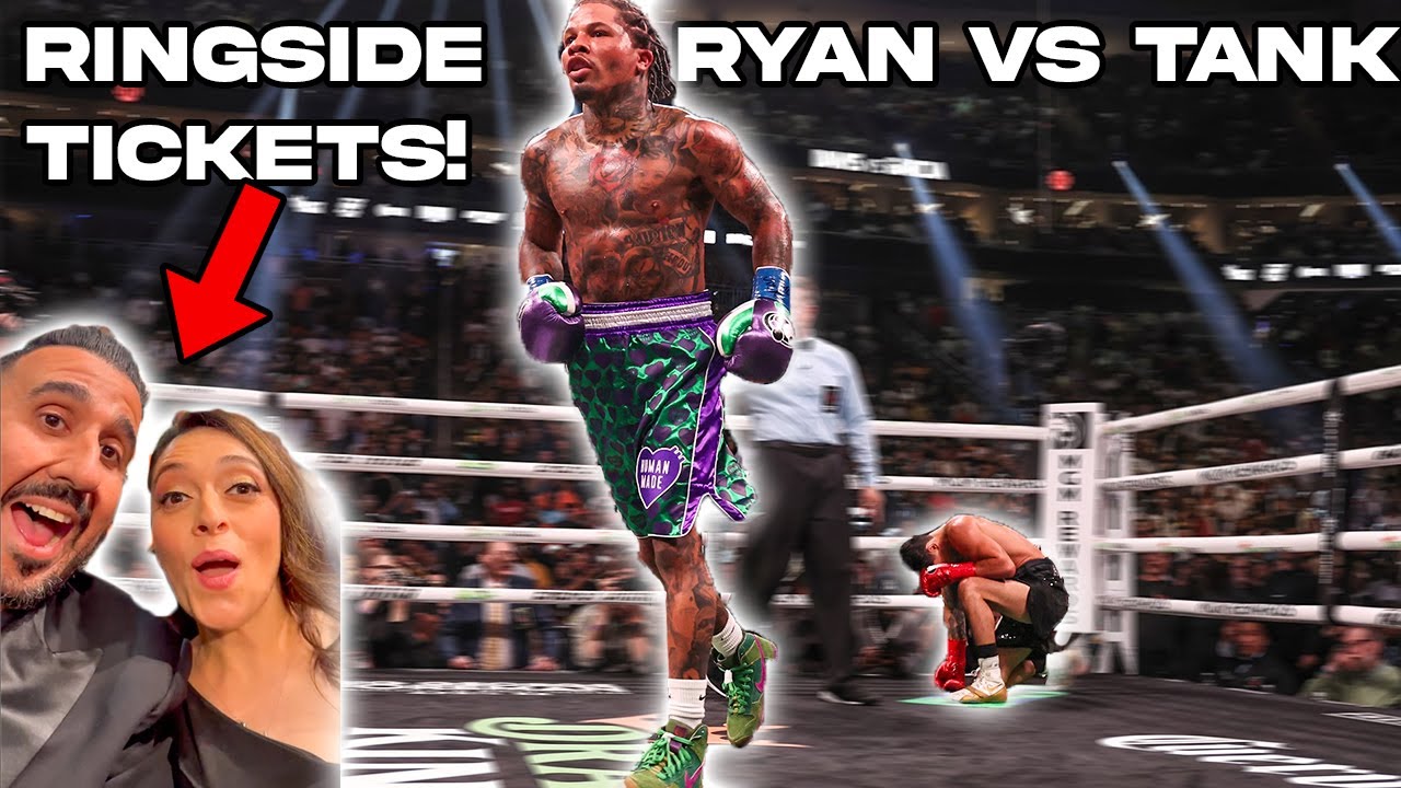 RINGSIDE Boxing Match Tickets!! Ryan Garcia vs Tank Davis - YouTube