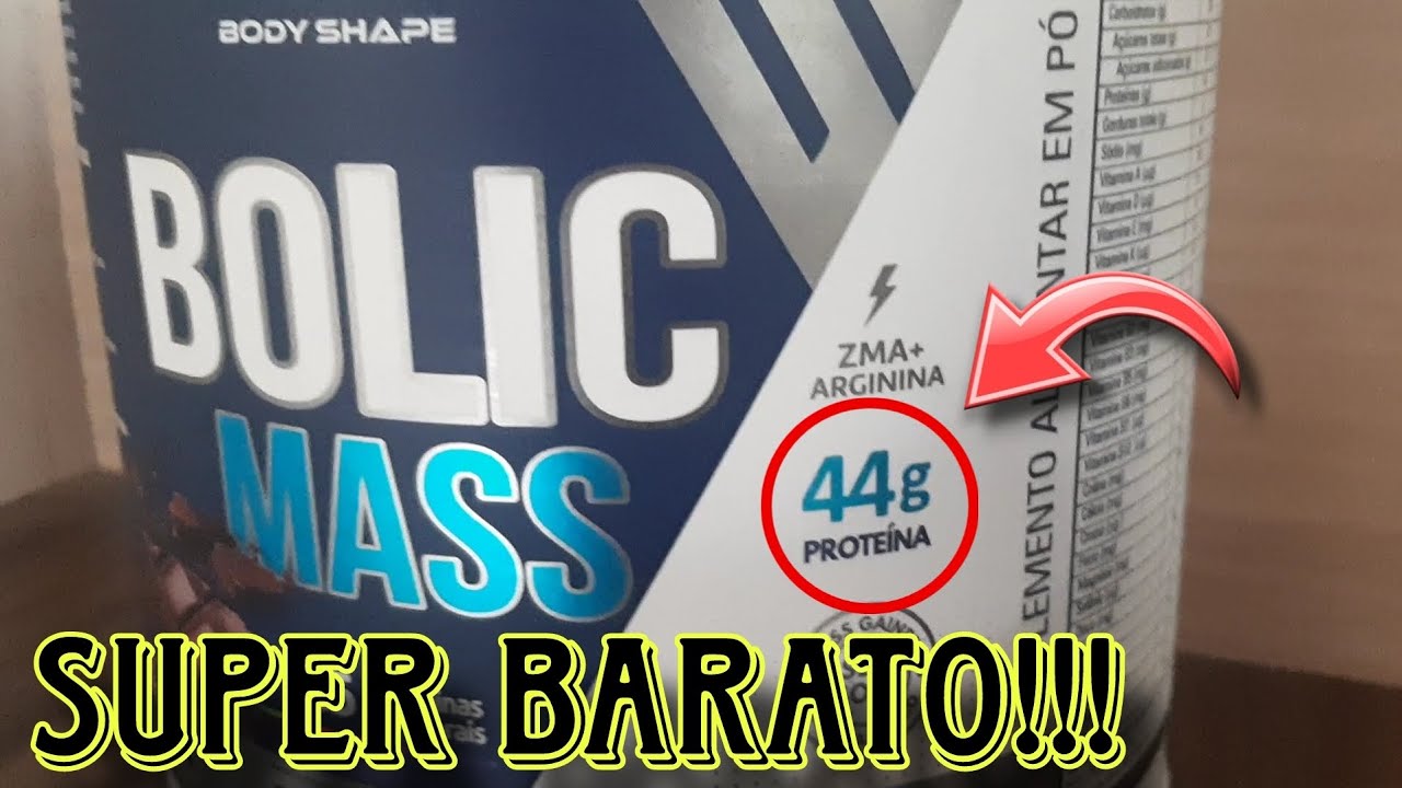 Hipercalorico Bolic Mass 3kg Body Shape - YouTube