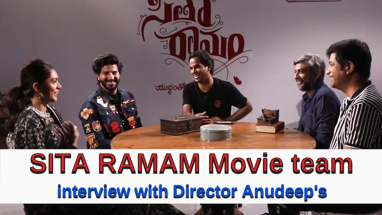 Hero Dulquer Salman's Epic SitaRamam Movie team Full interview with ...