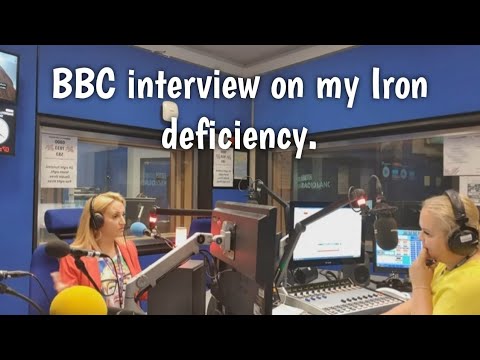 BBC interview about my iron deficiency.