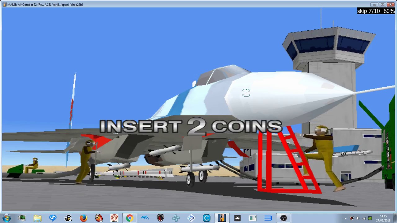MAME 202 - AIR COMBAT 22 1995 - DOGFIGHT ARCADE MODE 1080p 60fps 2018 ...