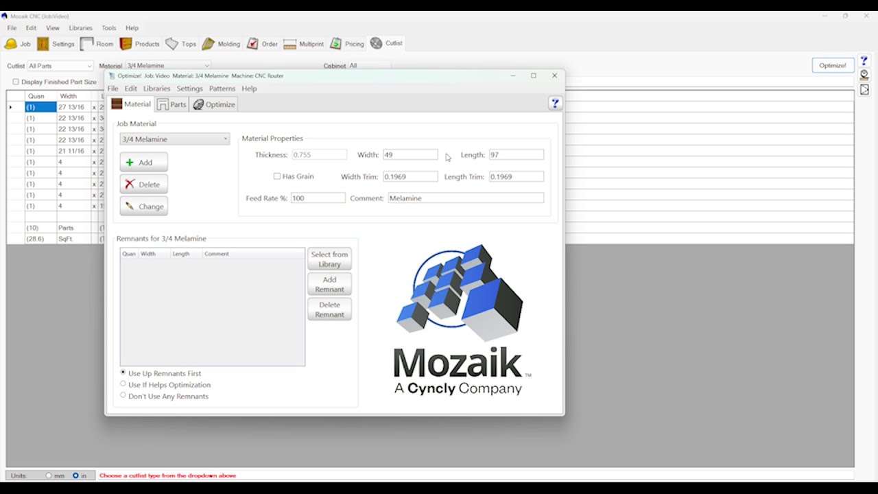 Cutting Melamine Frameless Cabinets with the 4x8 Foundation CNC Router ...