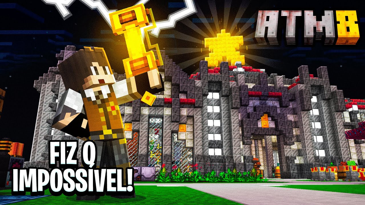 INFINITY HAMMER COMPLETO + BASE DO ATM DECORADA! #ATM8 102 - YouTube