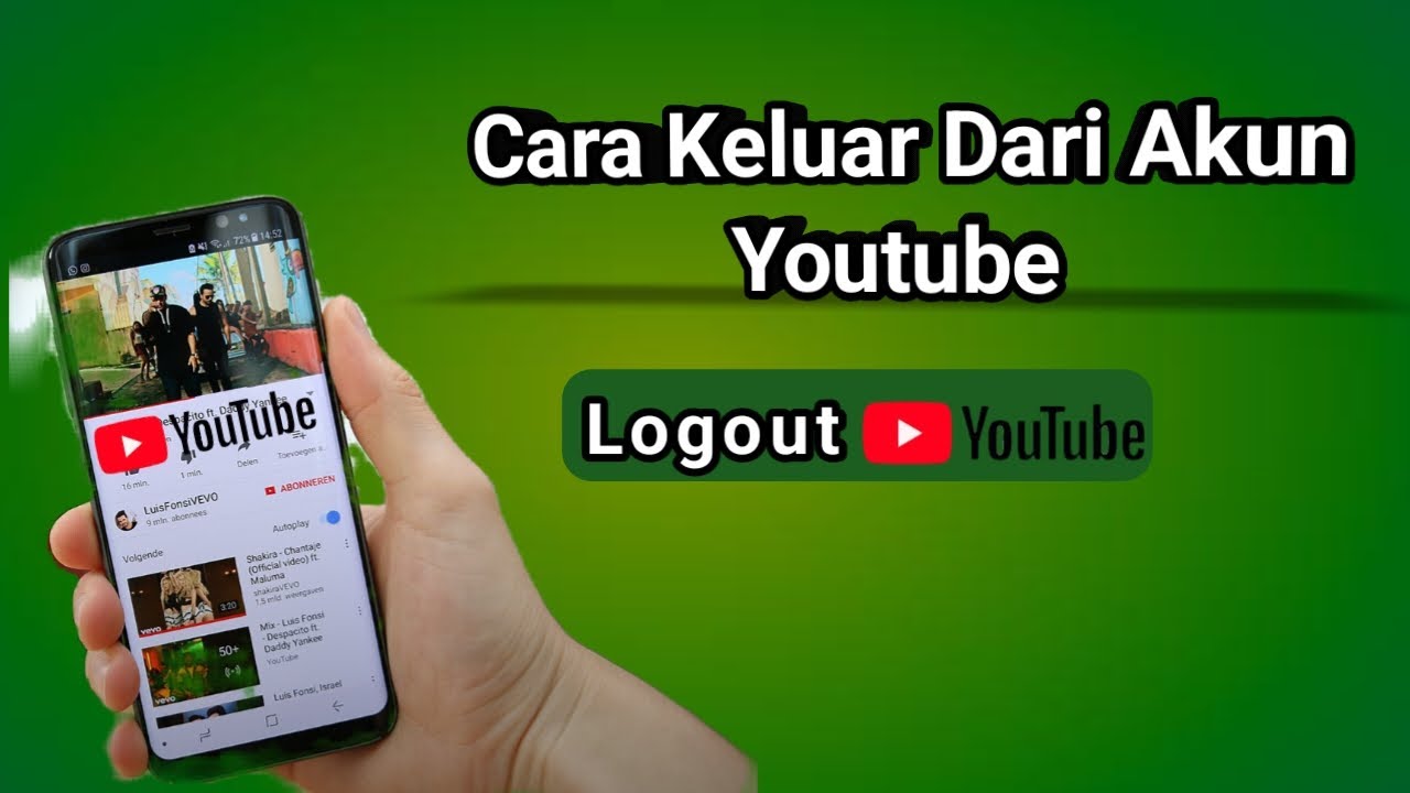 Cara Logout Akun Youtube Di Hp Terbaru 2023 || How To Logout Youtube Account On Mobile 2023 ...