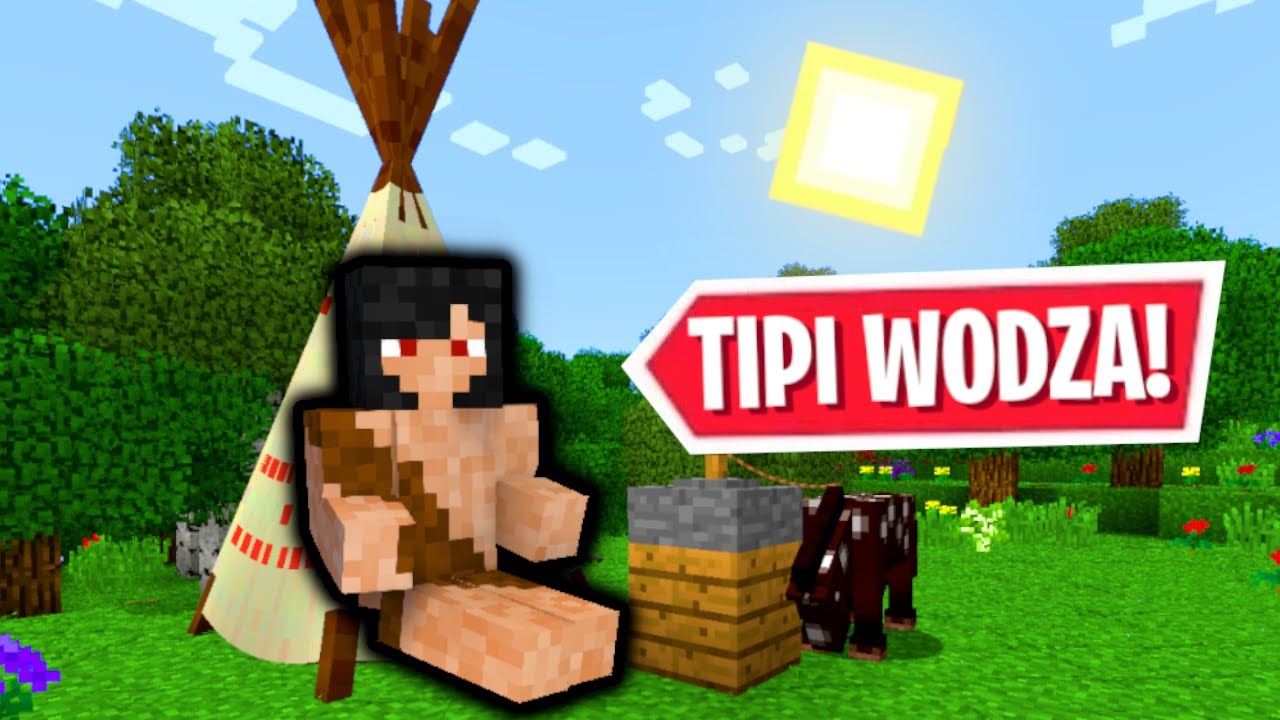 POSTAWIŁEM SWOJE TIPI - MINECRAFT SEV TECH AGES #02 - YouTube