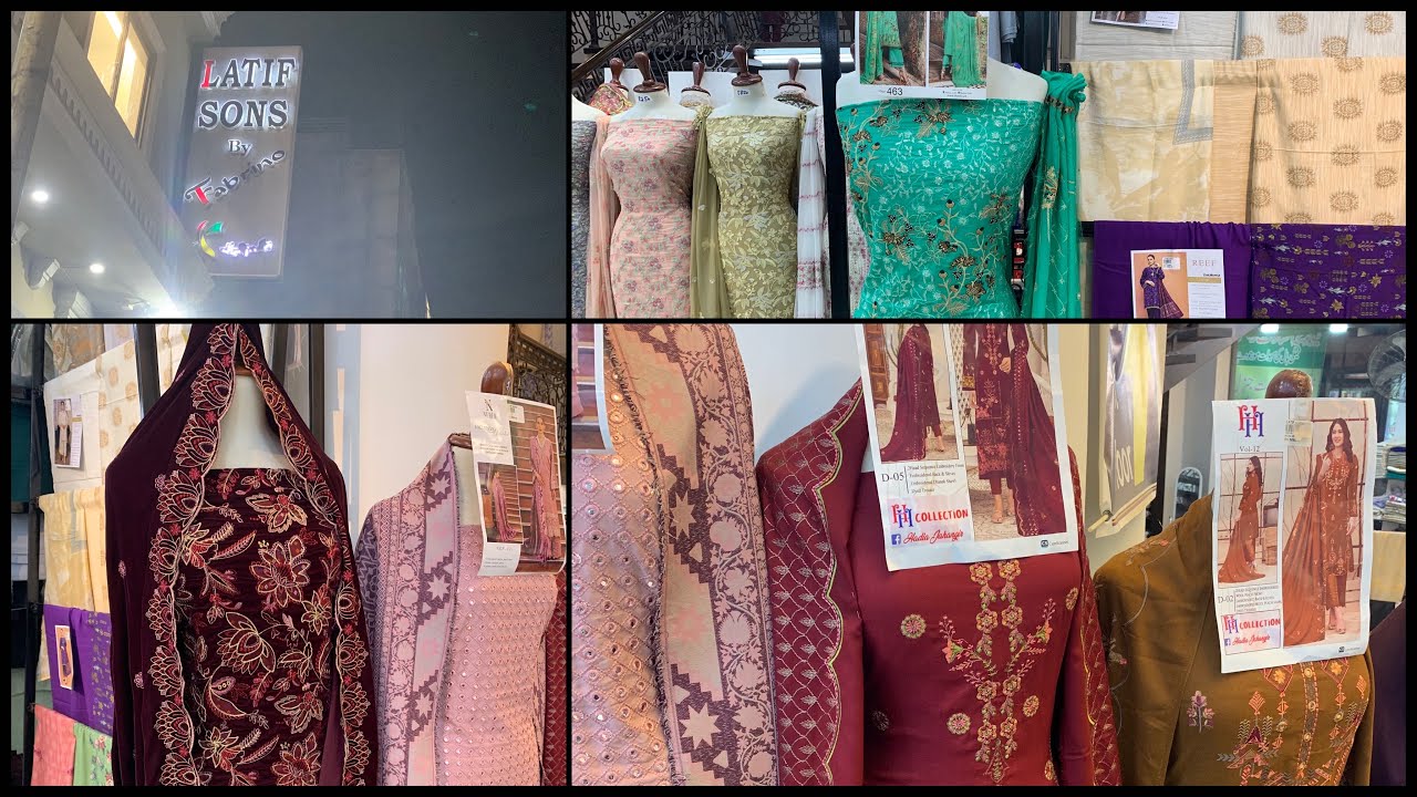 Latif Sons fabrics | Huge variety of winter dresses | Sweater and ...