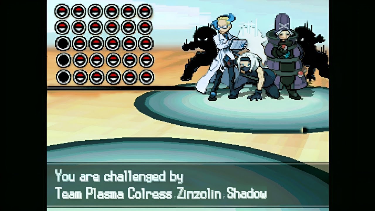 Pokemon Volt White 2 Redux - Team Plasma Colress, Zinzolin & Shadow ...